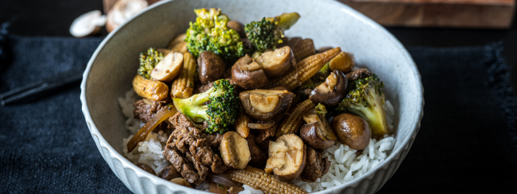 Mushroom And Beef Stir Fry Australian Mushroom Growers