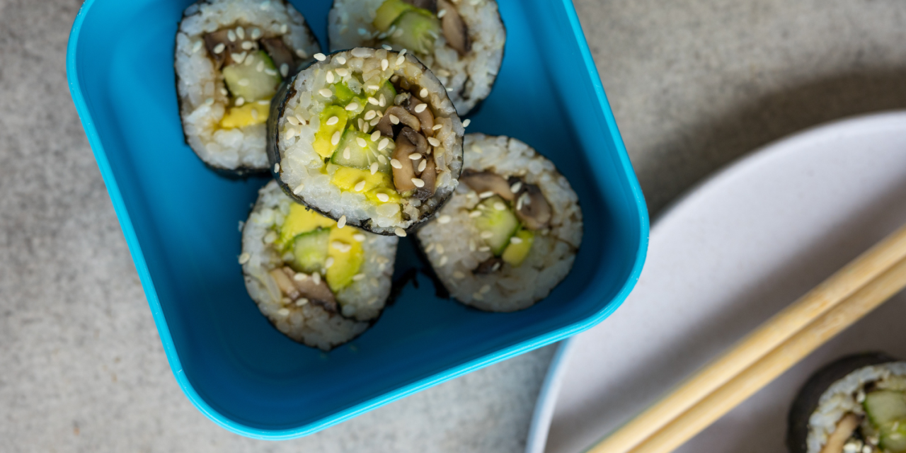 Teriyaki Mushroom Sushi Rolls - Australian Mushroom Growers